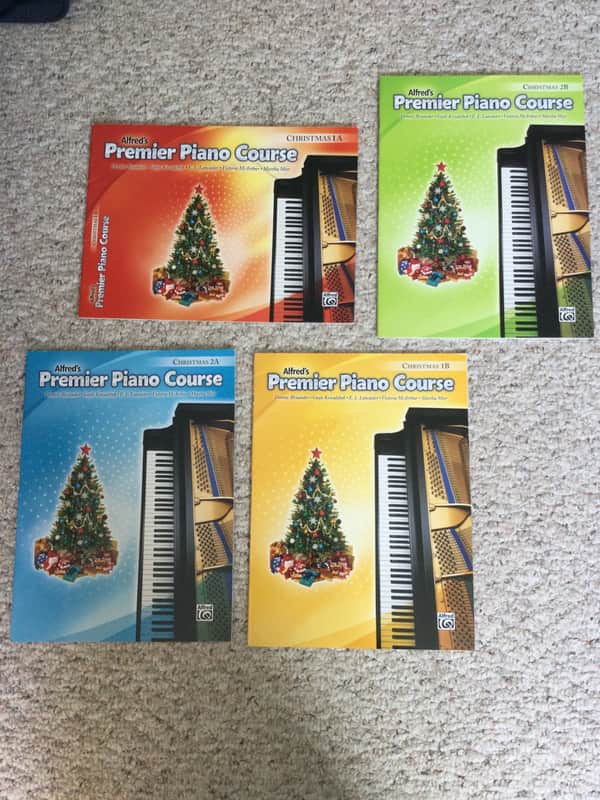 Alfred’s Premier Piano Course Christmas Book Set (x4) | Reverb