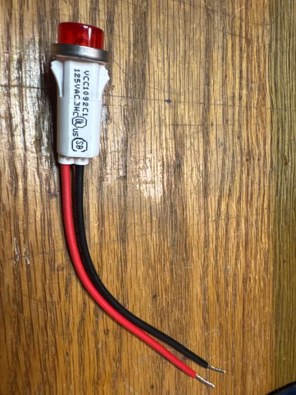 Visual Communications Company 1092C1-125VAC pilot light for | Reverb