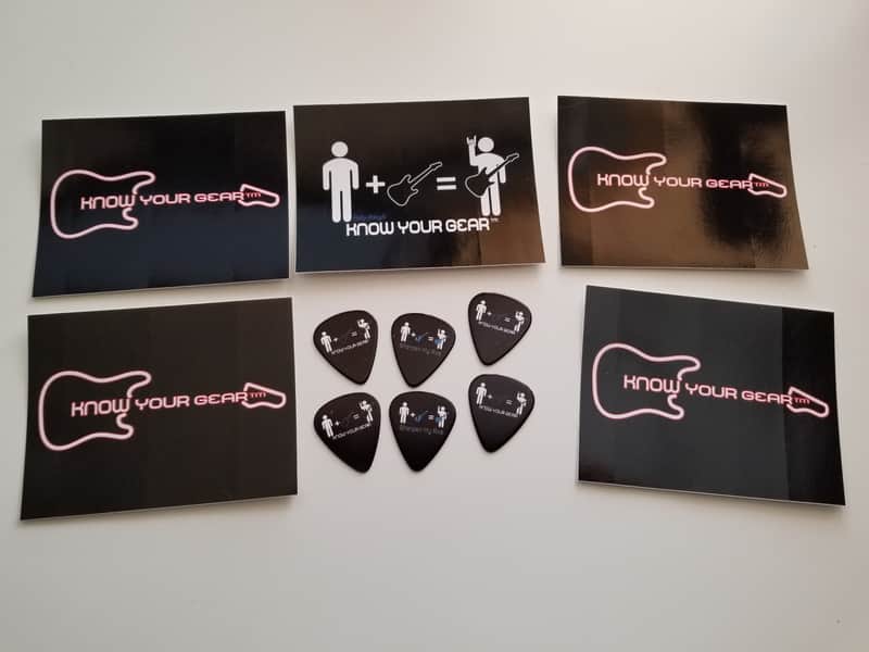 Know Your Gear Stickers and Picks | Reverb