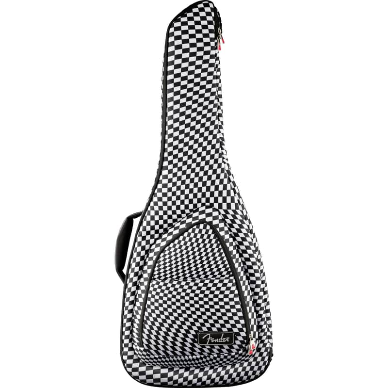 Fender FE620 Electric Guitar Gig Bag - Wavy Checkerboard | Reverb