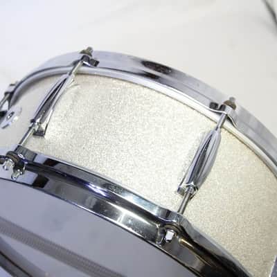 GRETSCH 60s #4157 Name Band 14x5.5 Silver Sparkle 1960s | Reverb
