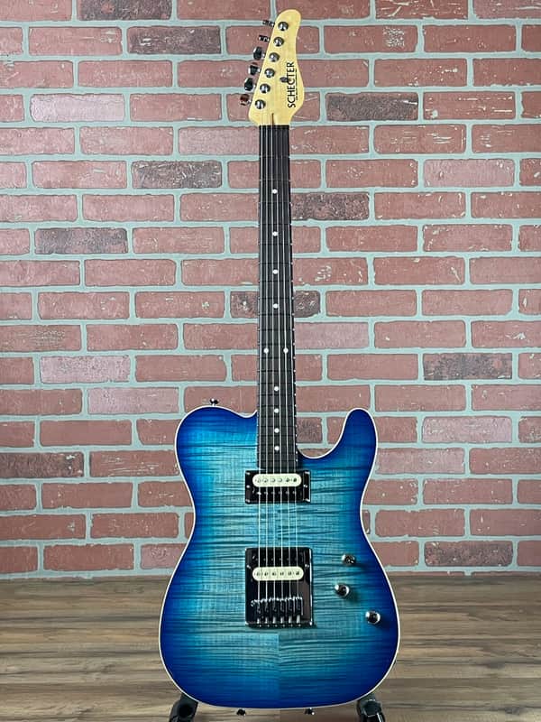 Schecter USA Custom Shop PT Custom HH Electric Guitar - Trans | Reverb
