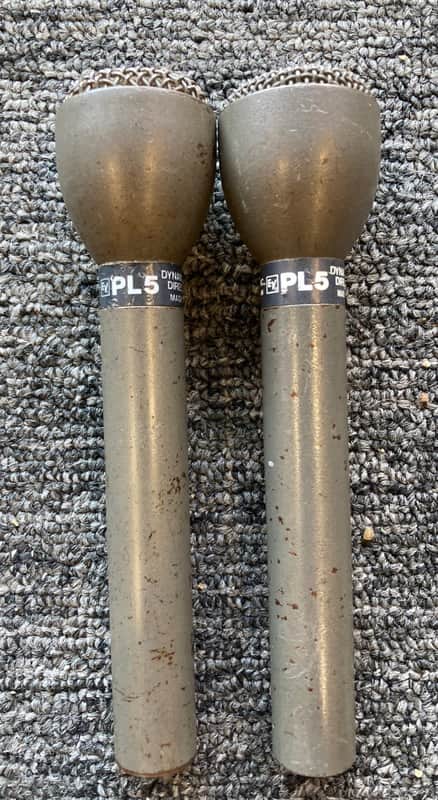 USED- Pair of Electro-Voice Vintage PL5 Omnidirectional | Reverb