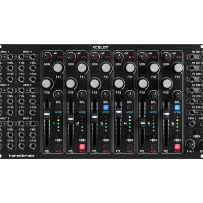 Boredbrain Music Xcelon Tru Stereo Voltage Controlled Mixer | Reverb