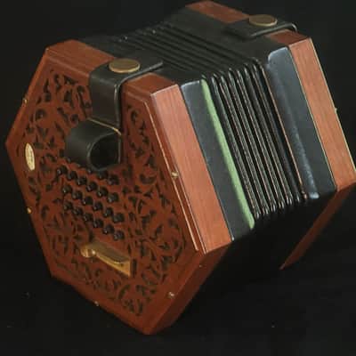 Morse Geordie Baritone English Concertina- Excellent | Reverb