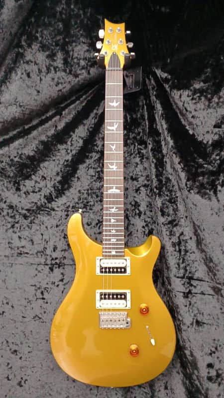 PRS SE Custom 24 Gold Electric Guitar Used | Reverb Canada