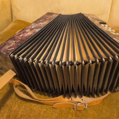 Hohner Lilliput Button Accordion - Lavender Mother of Pearl | Reverb