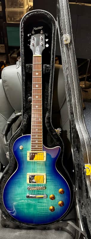 Xaviere XV-500 SERIES SOLID MAHOGANY- SOLID CARVED MAPLE TOPS | Reverb