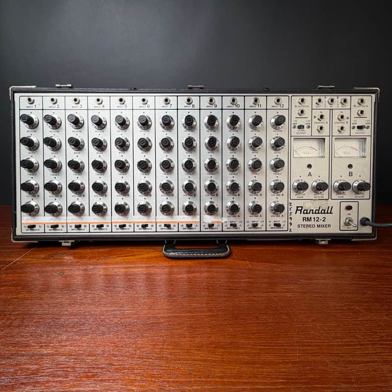 Randall RM12-2 1970’s Suitcase Stereo Mixer | Reverb