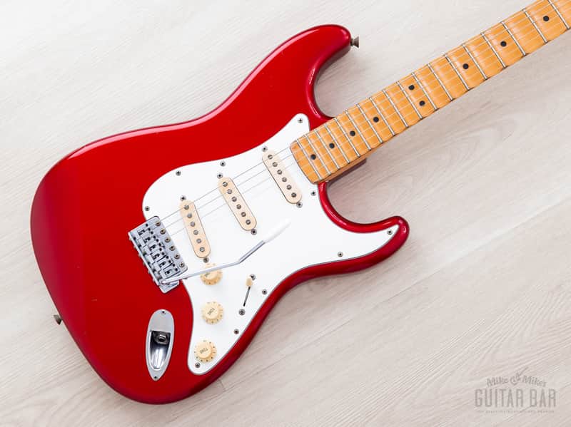 1991 Fender '72 Stratocaster ST72-750SC Candy Apple Red | Reverb