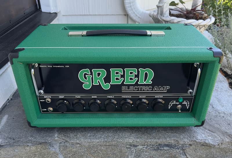 GREEN Matamp /Electric MV-180 Head 2017 - Green Tolex | Reverb