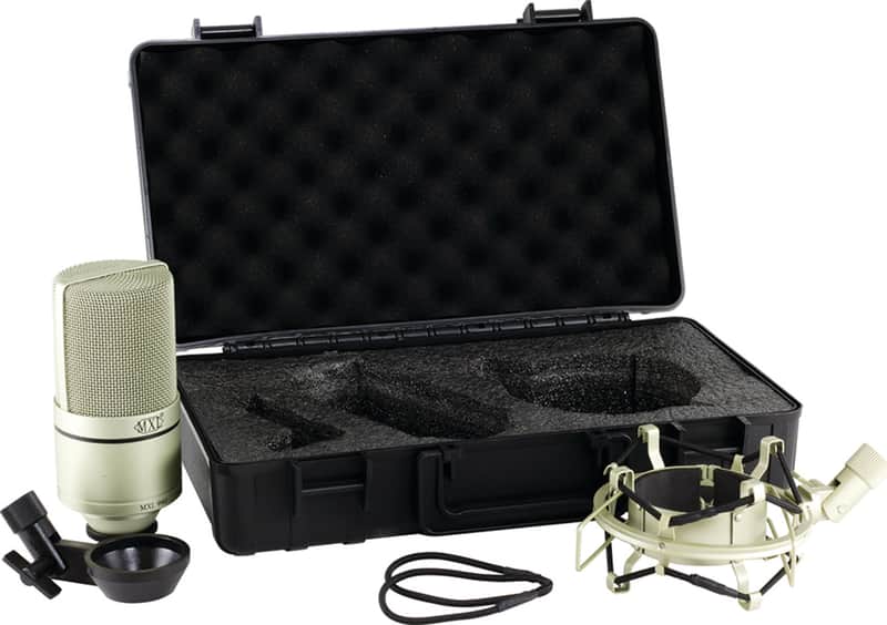 MXL 990 Large Diaphragm Condenser Microphone, Champagne | Reverb