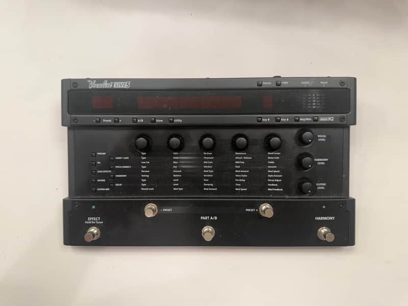 Digitech Vocalist Live 5 Harmony Multi Vocal Effect Processor | Reverb
