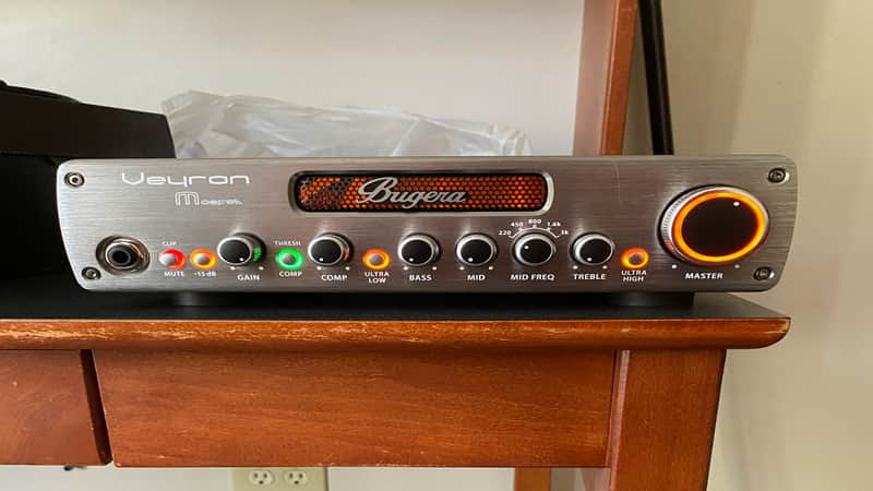 Bugera Veyron MOSFET Silver Black Bass Head | Reverb