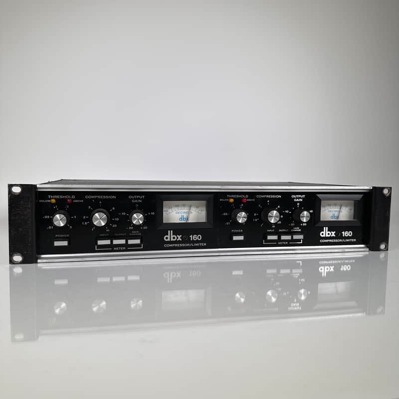 dbx 160 Compressor / Limiter Pair 1970s - Black | Reverb