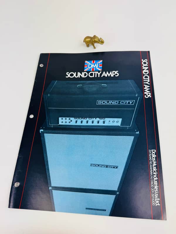 Sound City Amplifiers Catalog – Original U.S. Issue 1973 | Reverb
