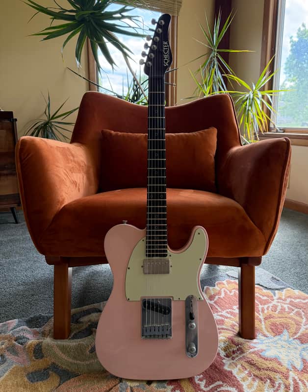 Schecter Custom Shop PT Telecaster 2021 - Shell Pink | Reverb