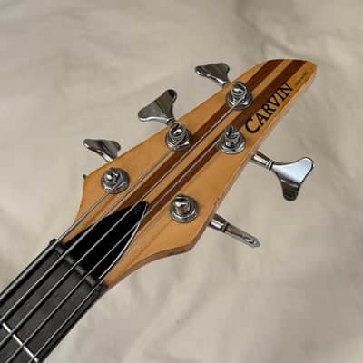 Carvin LB-75W Five String Bass - Claro Walnut - Made in USA - | Reverb