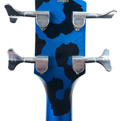 Rock N Roll Relics Thunders Bass 2025 - Blue Metallic Leopard | Reverb