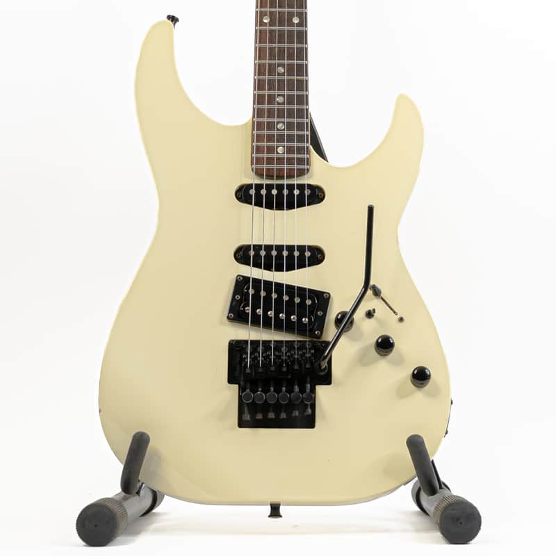 Late ‘80s Kramer Focus F-6000 Vintage White ESP-Made w/ Floyd | Reverb
