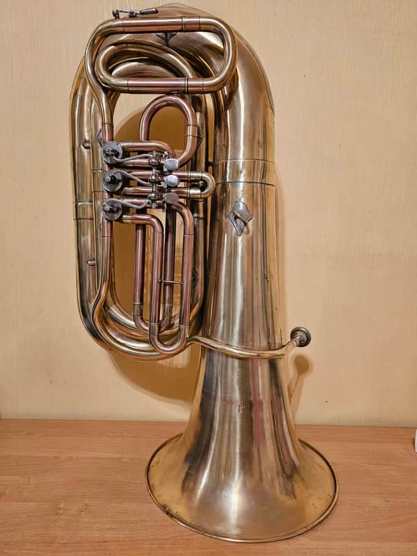 Tuba “Bb" Soviet 3 Valves Brass Pipe Wind | Reverb Australia