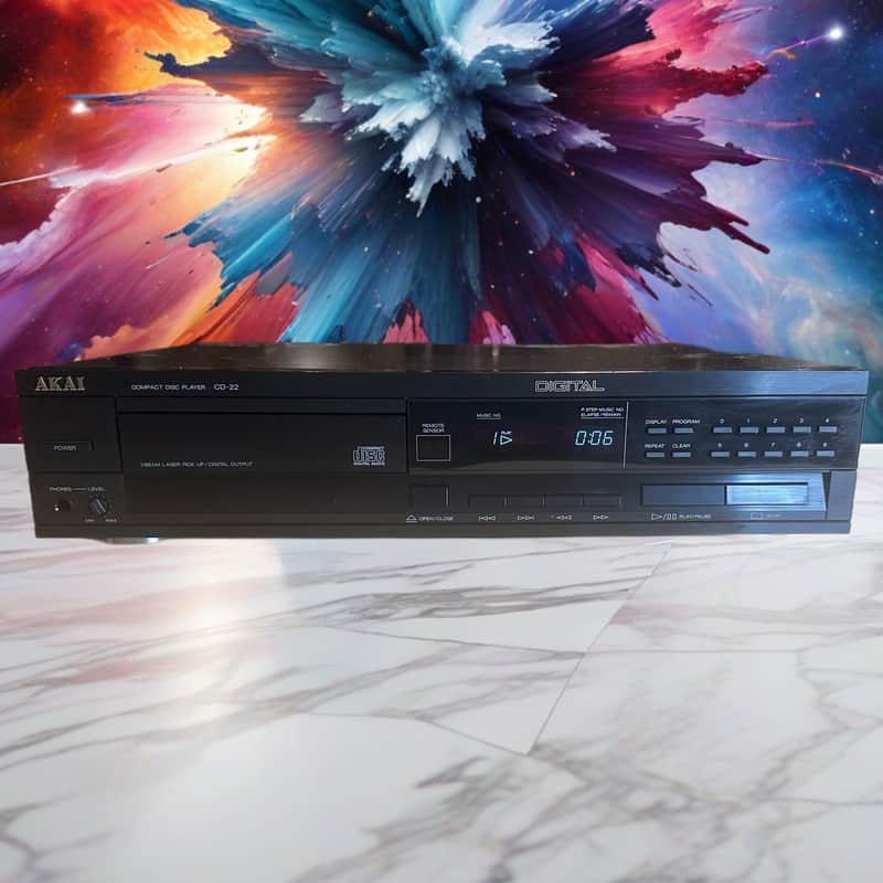 AKAI CD-52 CD-22 Vintage 1988 Compact Disc Player *New Belts* | Reverb