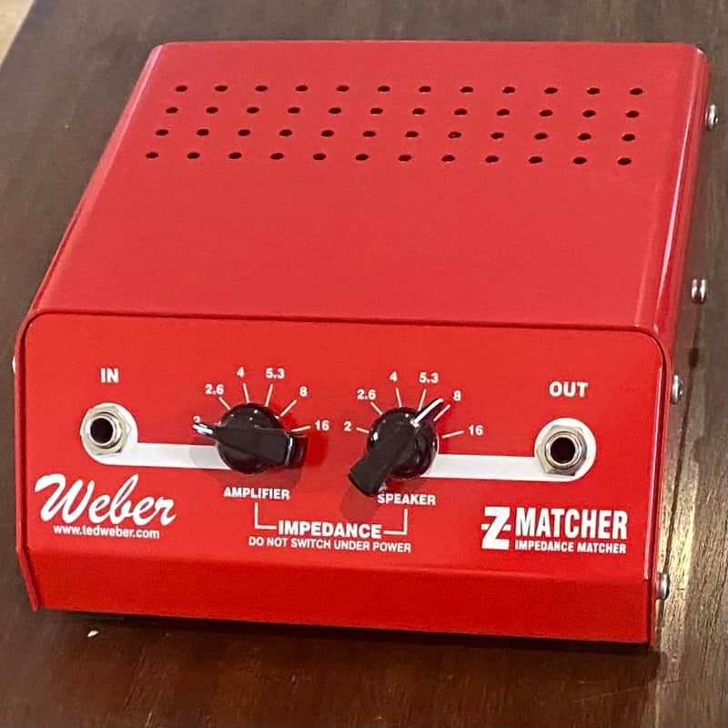 Weber Z-Matcher - 100W Impedance Matcher 2000s - Red | Reverb
