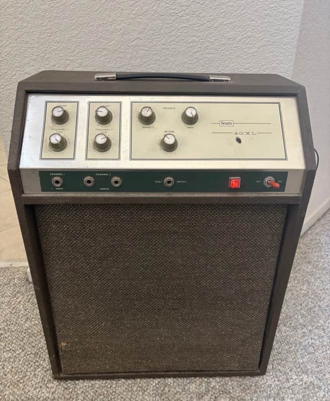 Sears 40XL Vintage Amp Amplifier Silvertone Danelectro 1960’s | Reverb