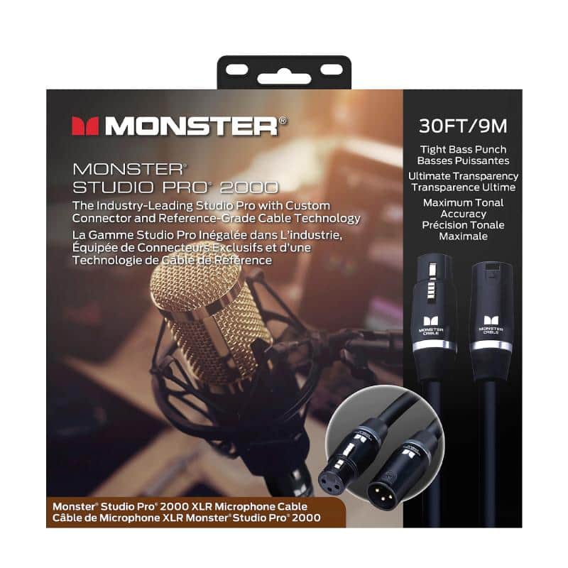 Monster Studio Pro 2000, Microphone 30 ft/9m XLR (600574) - | Reverb