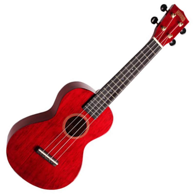 Mahalo MH2-TWR Hano Series Concert Ukulele Transparent Red | Reverb