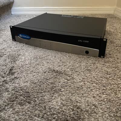 Crown CTs 1200 2-Channel Power Amp 2000s - Black and Silver | Reverb