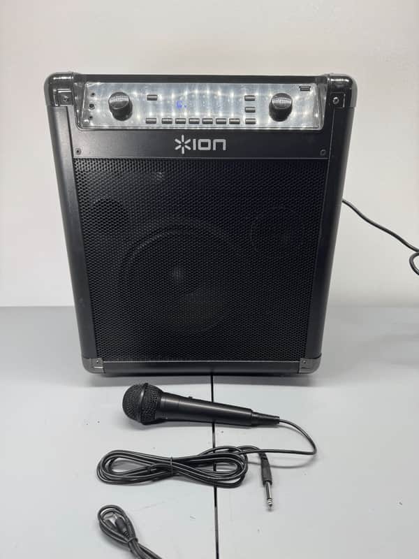 iON Explorer IPA76S Portable Audio System Karaoke Speaker | Reverb