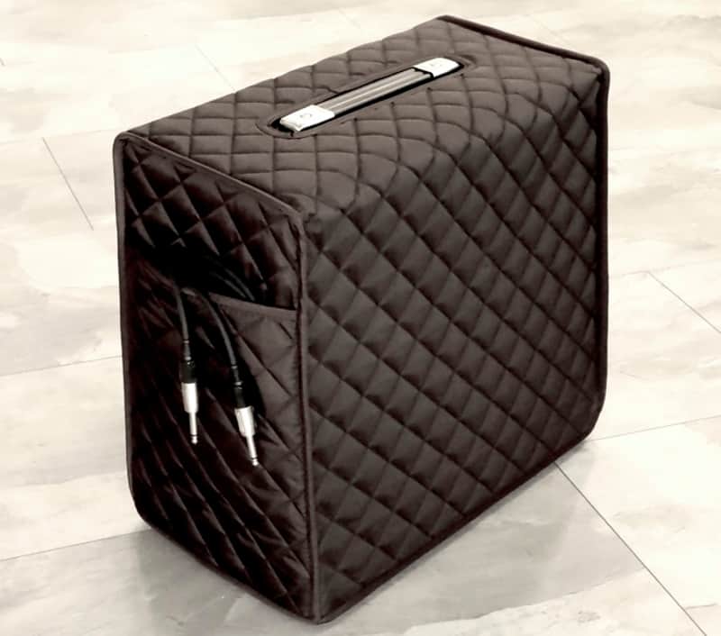 Brown Nylon quilted pattern - Cover 65AMPS 1 X 12 Ext Cab | Reverb UK