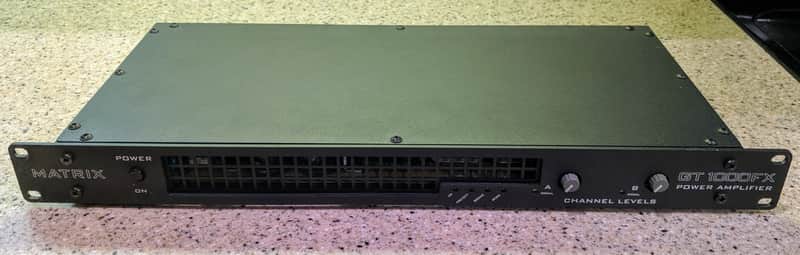 Matrix Elements GT1000FX 1U Stereo Guitar Power Amp for | Reverb