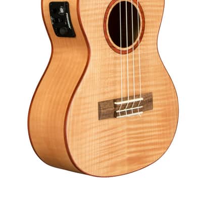 Lanikai Flame Maple 5-String Tenor Cutaway A/E Ukulele w/ | Reverb