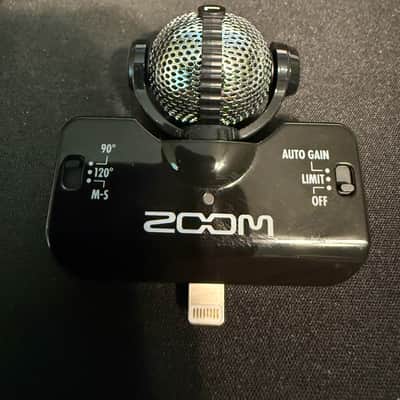 Zoom iQ5 Stereo Lightning Microphone 2010s - Black | Reverb