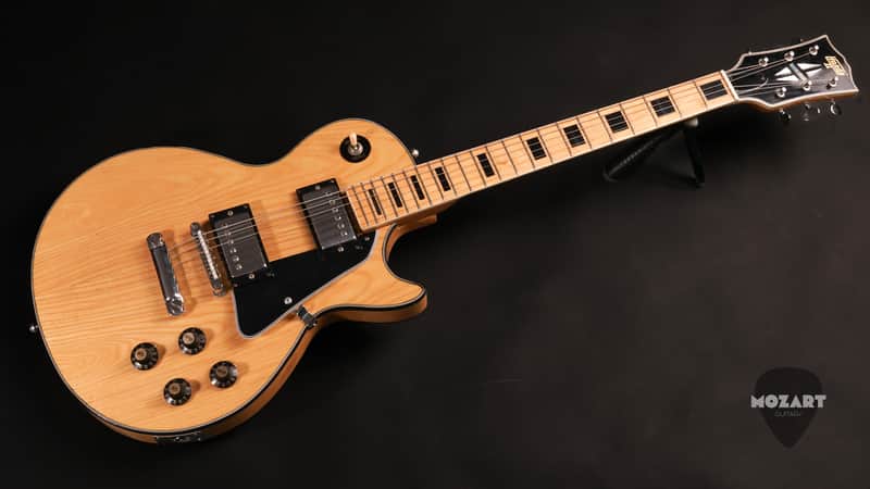 Hondo HLP-2N Les Paul Cusotm 1970's - Natural | Reverb
