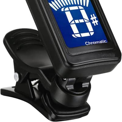 Clip-On Chromatic Instrument Tuner for Guitar, Bass, Ukulele, | Reverb
