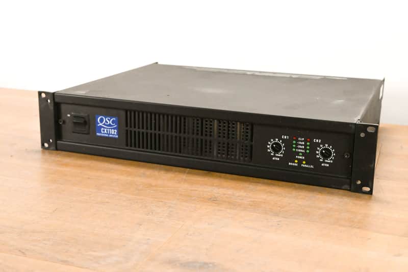 QSC CX1102 700W 2-Channel Power Amplifier CG01026 | Reverb