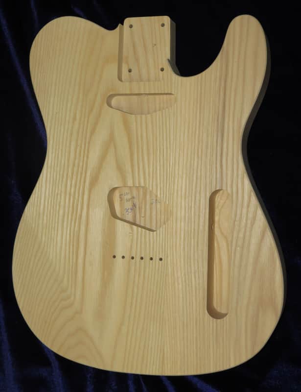 2 Piece Ash Telecaster Tele Body Standard 5lbs 10oz #3564 USA | Reverb