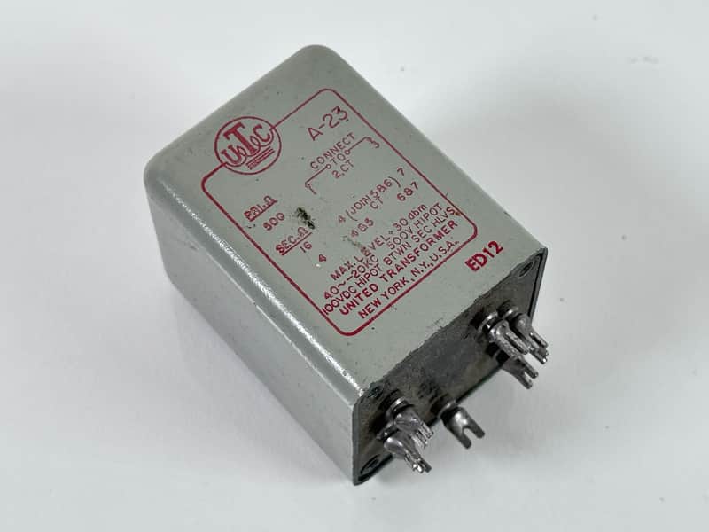 UTC A-23 Transformer Audio Transformer Rare Vintage United | Reverb
