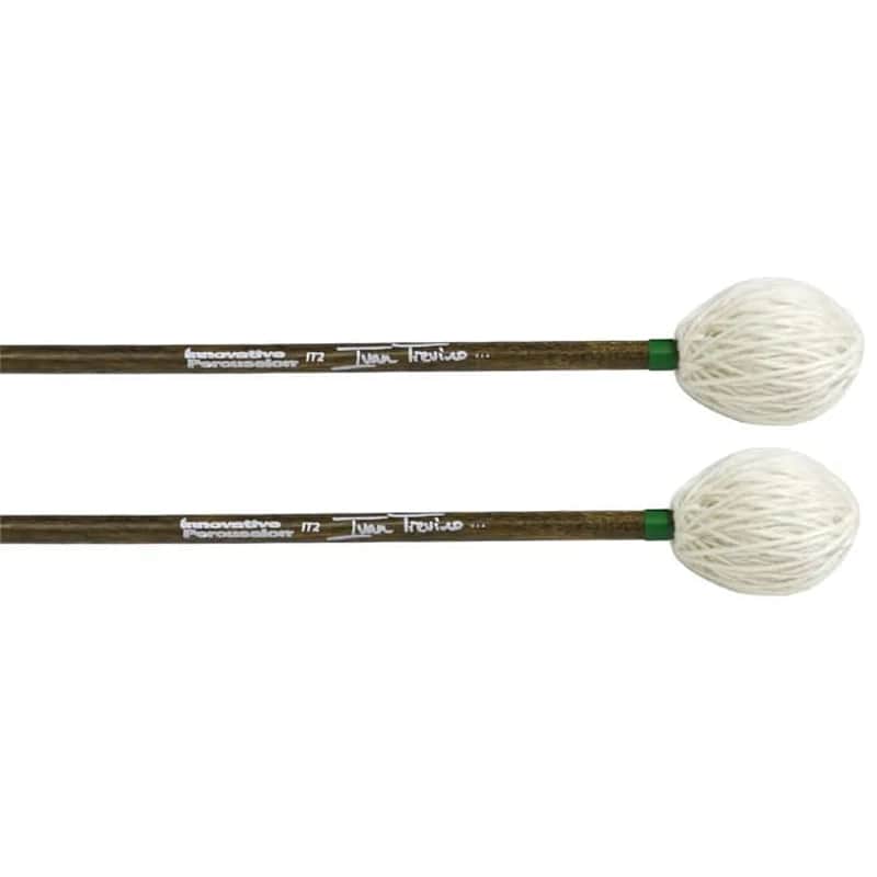 IP Ivan Trevino IT2 Medium Dark Marimba Mallets - white yarn | Reverb