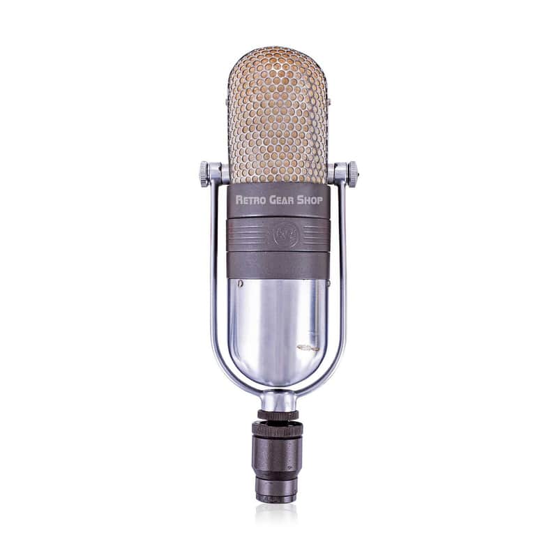RCA 77DX Microphone 77-DX Ribbon Mic Vintage Rare Silver | Reverb