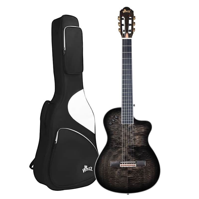 WINZZ WCG170CE 39-inch Thin body Nylon Strings Electric | Reverb