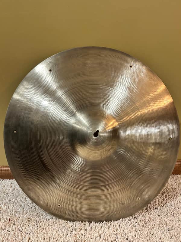 Zildjian 20" A Series Medium Ride Cymbal 1960s Stamp Sizzle | Reverb