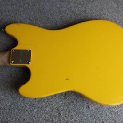 Fender Squier Sonic Mustang 2000s - Graffiti Yellow Parts | Reverb