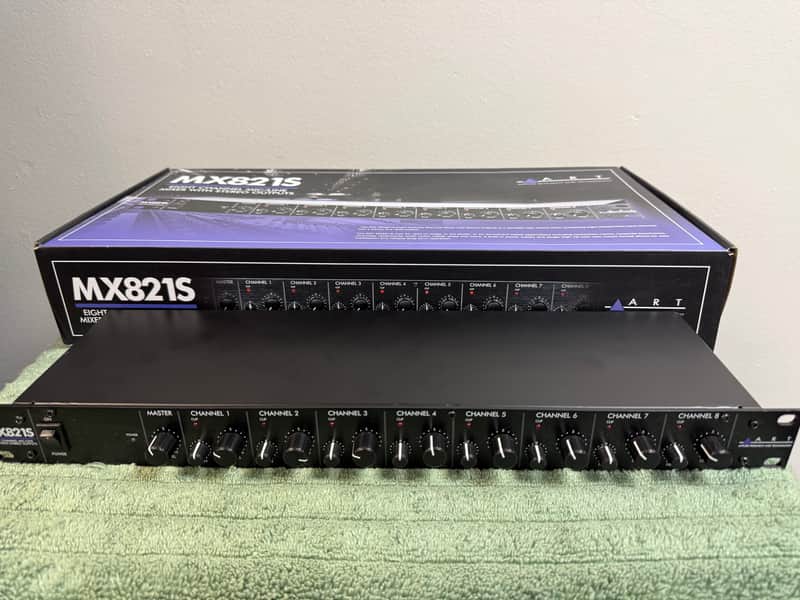 ART MX821s 8-Channel Line Mixer with Stereo Outputs 2012 - | Reverb