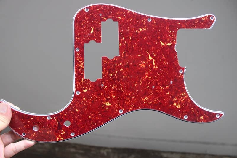 Precision P Bass Pickguard For USA Fender Brown Tortoise | Reverb