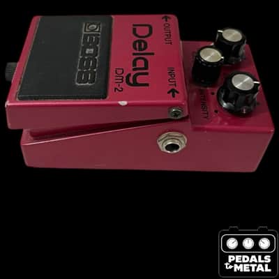 Boss DM-2 Delay (Black Label) 1981 - 1984 - Pink - X18953 | Reverb