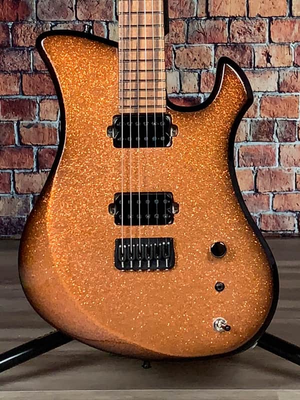 Moon Guitars Custom Troublemaker 2024 - Copper Flake | Reverb
